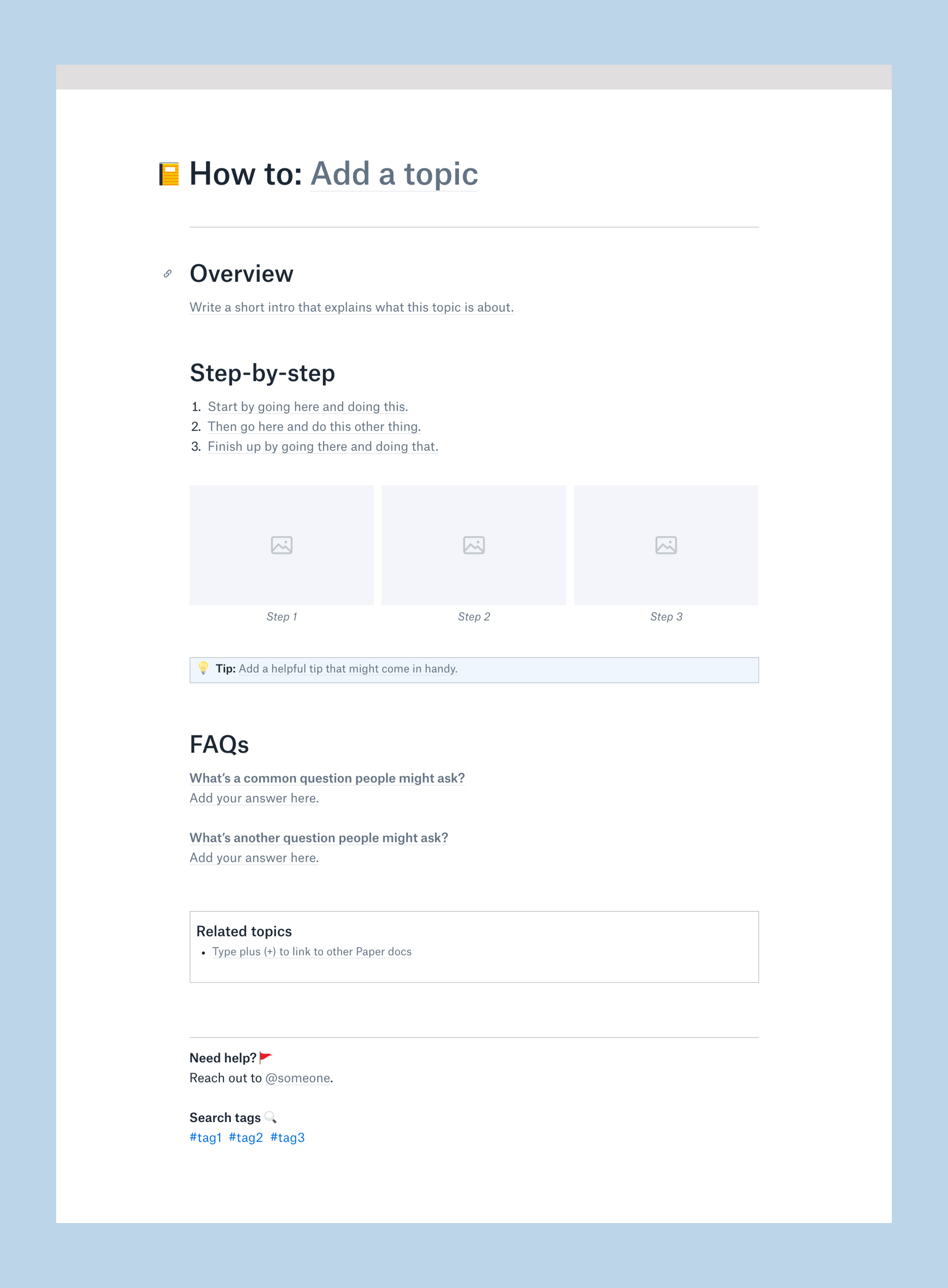 Paper Template Library – Dropbox
