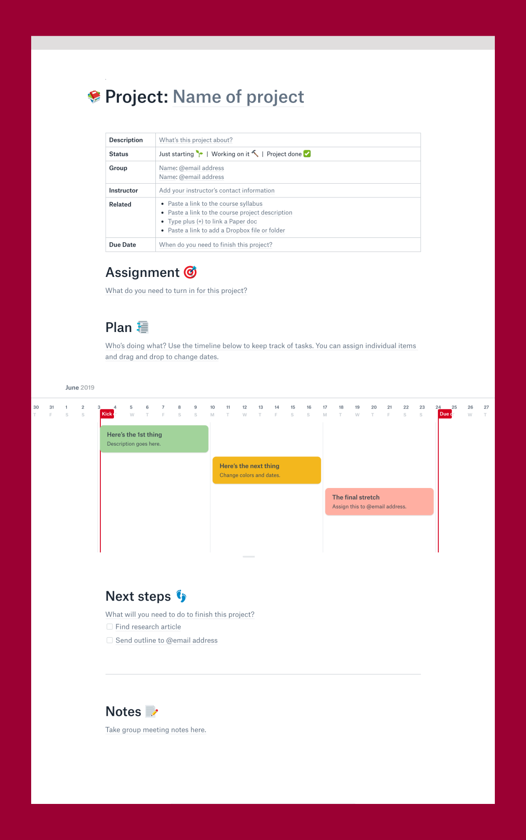 Paper Template Library – Dropbox