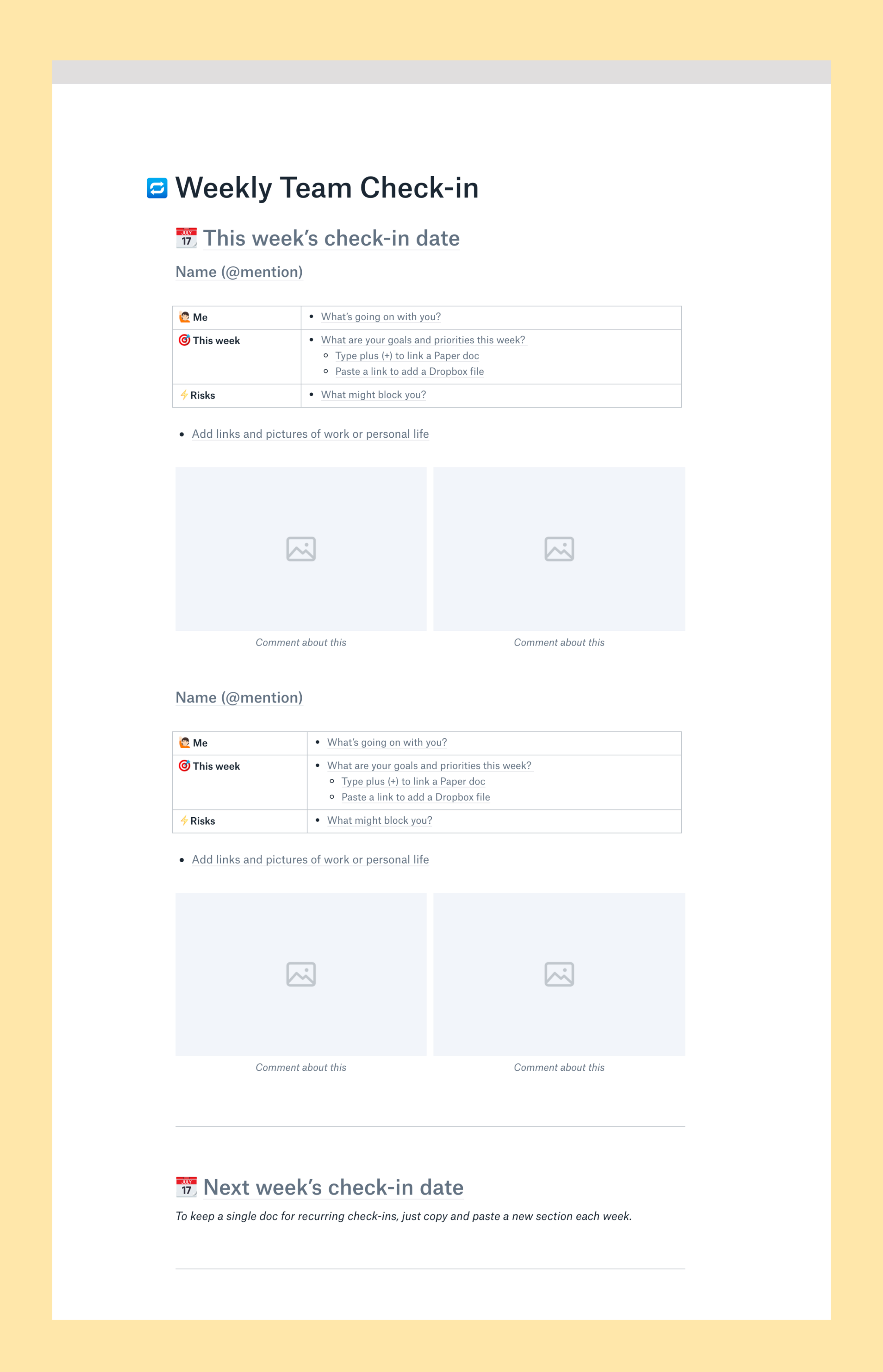Paper Template Library – Dropbox